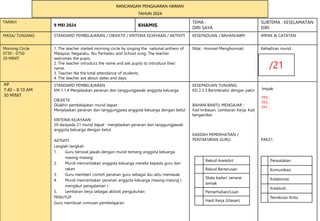 RPH M5 TEMA KELUARGA SAYA.ppt slide powerpointx | PPTX