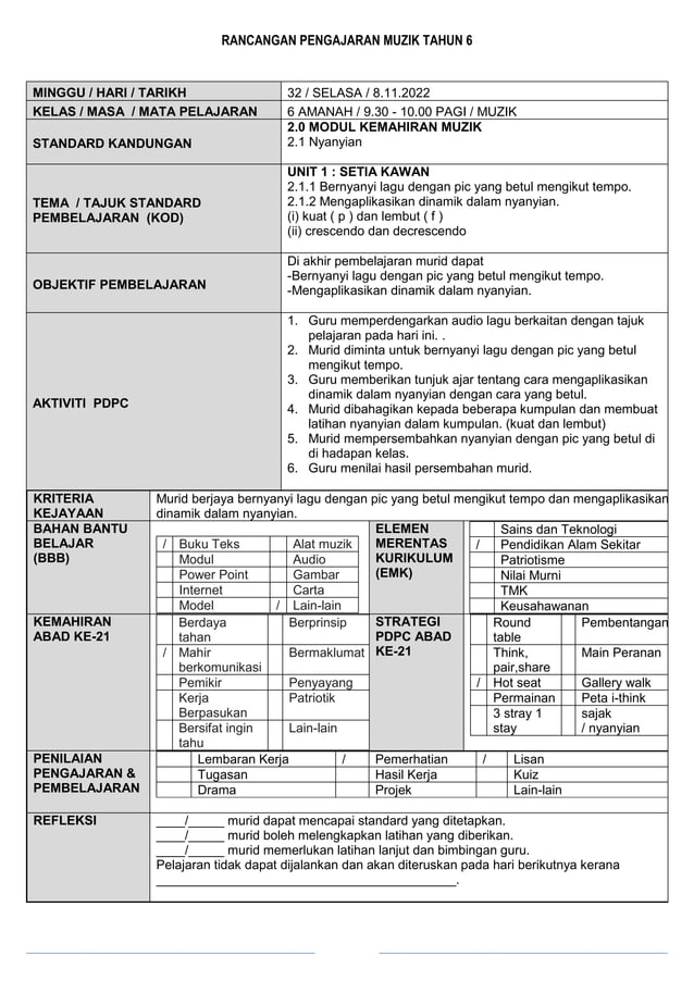 RPH MUZIK TAHUN 6.doc