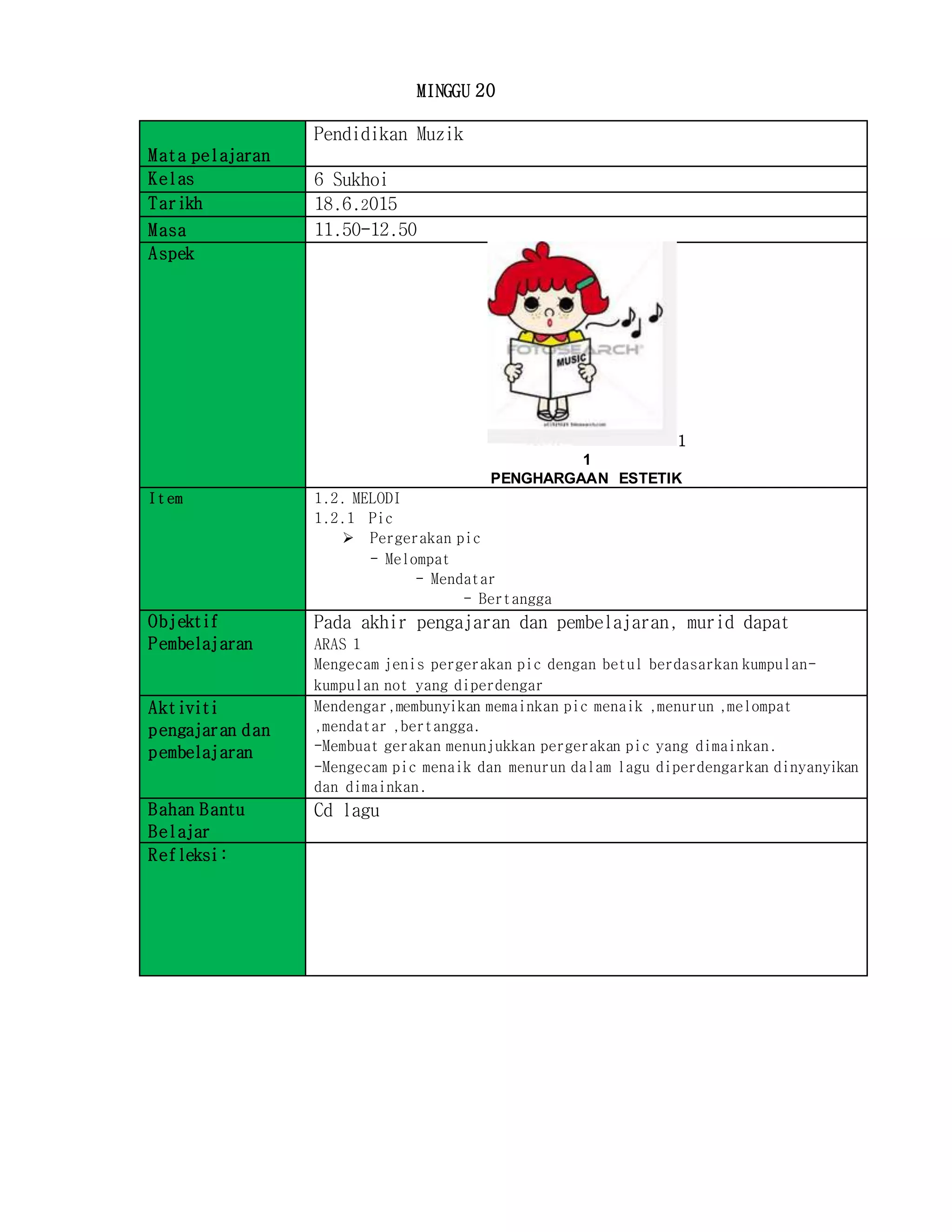 Rph muzik tahun t6 | DOCX