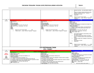 Rph pjk tahun 6 | DOCX