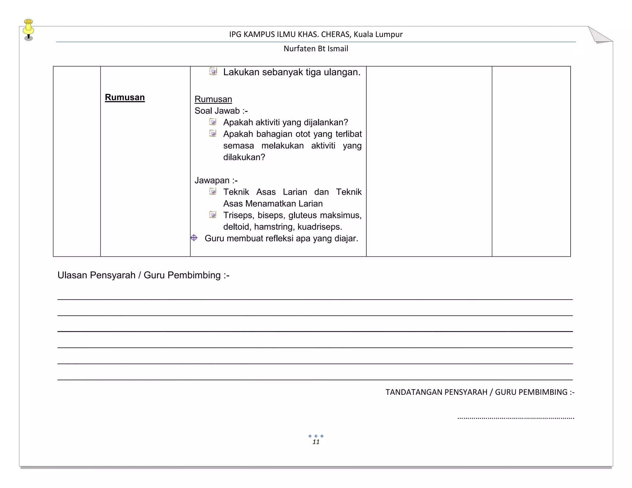 Rph pj t4 olahraga.teknik asas larian 4 d | DOCX