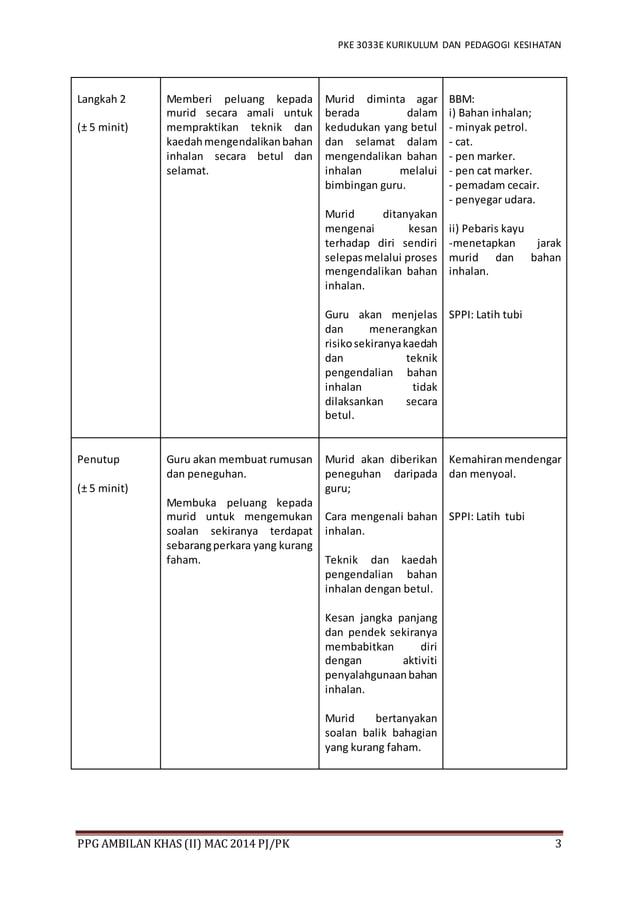 Rph pk tahun 5 | DOCX