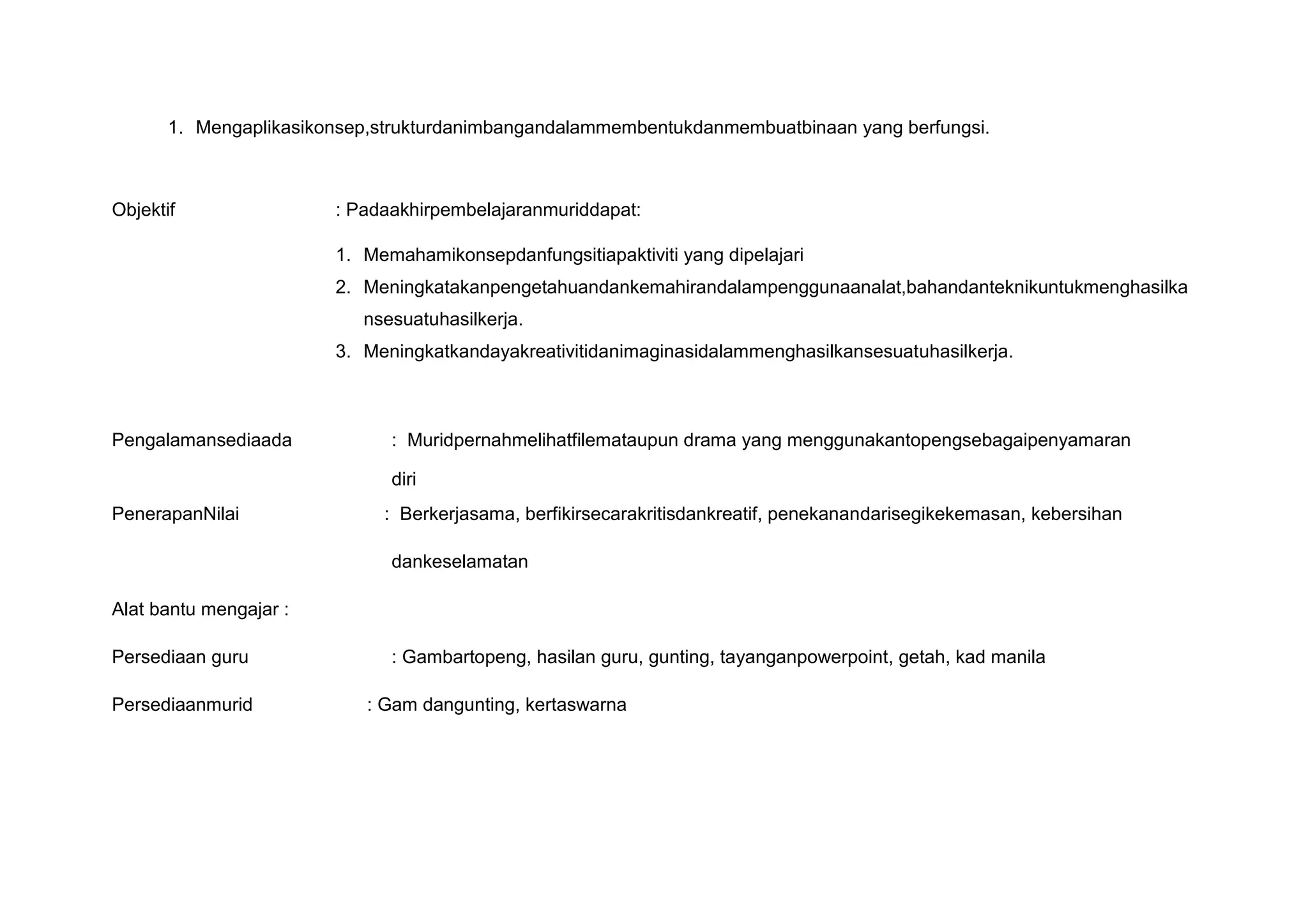 Contoh RPH Pnddkn Seni Visual | PPT