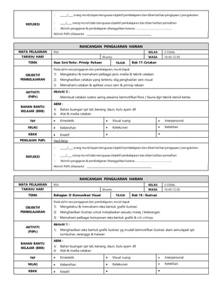 Rph psv peralihan | DOCX