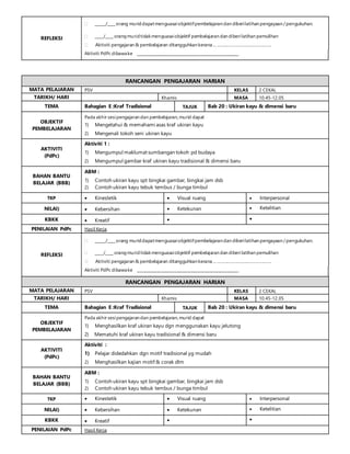 Rph psv peralihan | DOCX