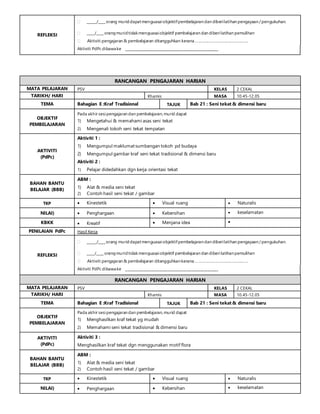 Rph psv peralihan | DOCX