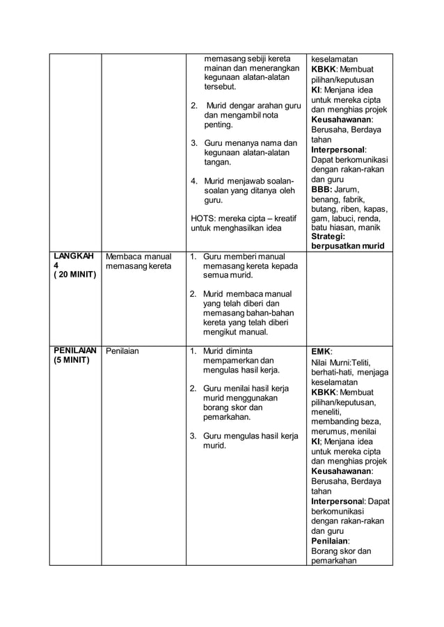 RPH tahun 5 RBT | DOCX