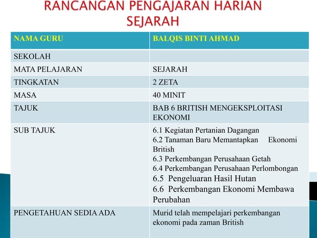 Rph sejarah t2 pp | PPT
