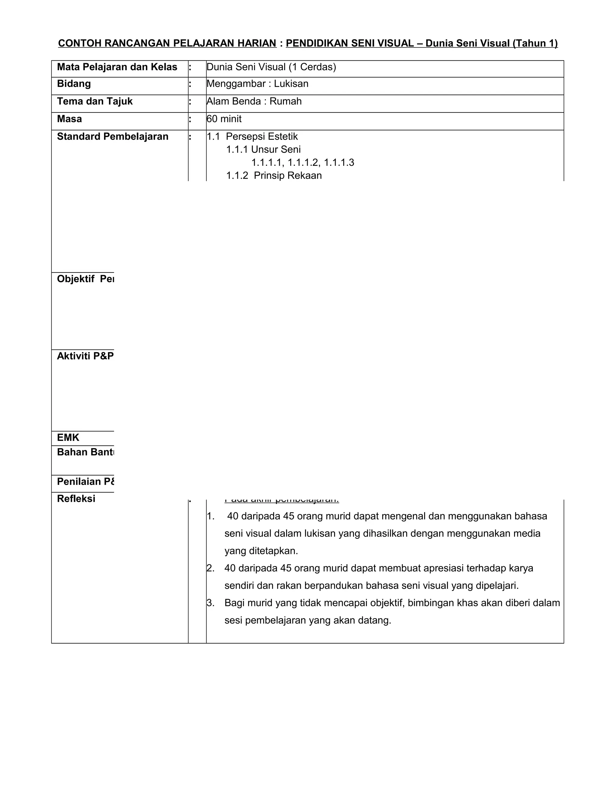 Rph seni visual(1) | PDF