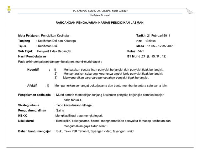 Rph t5a pk penyakit x berjangkit | DOCX