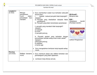 Rph t5a pk penyakit x berjangkit | DOCX