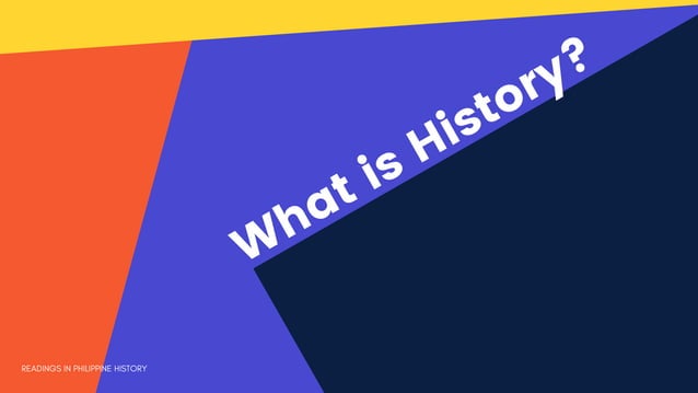 Readings in Philippine history for 1st year college | PPTX | Education
