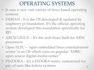 raspberry pi (generalised) | PPTX | Operating Systems | Computer ...