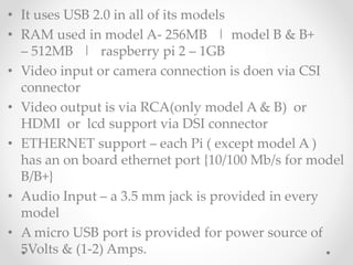 raspberry pi (generalised) | PPTX | Operating Systems | Computer Software and Applications