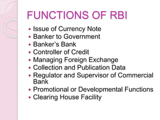 RBI/reserve Bank of india | PPT