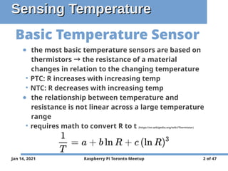 Sensing Temperature with a RaspberryPi | PDF