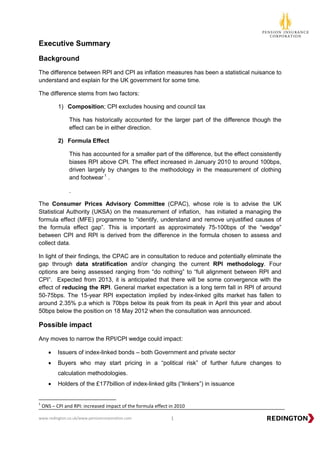 RPI VS. CPI - Magic New Formula will Lead to Shrinking Wedge | PDF