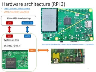 Raspberry Pi 3 + UART/Bluetooth issues | PPTX
