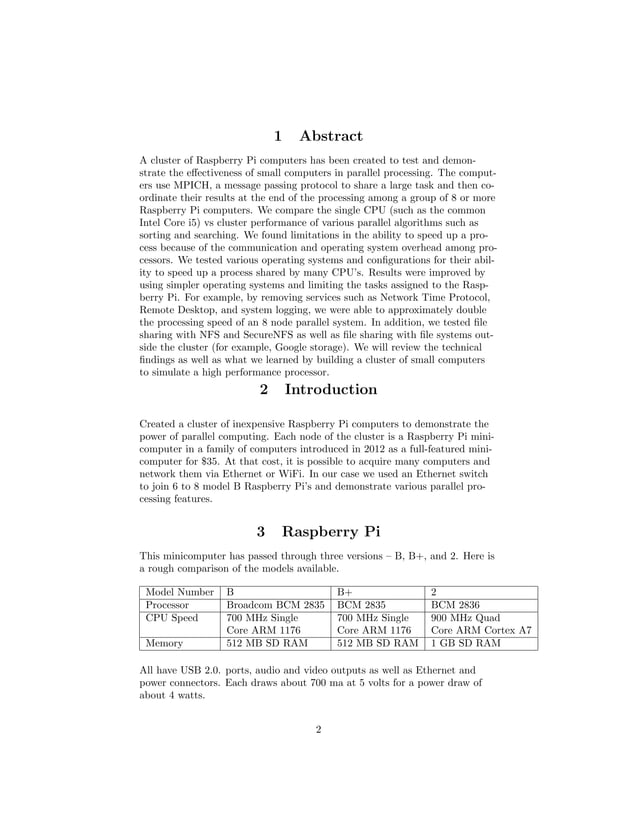 Building A Linux Cluster Using Raspberry PI #2! | PDF