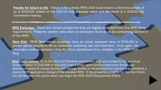 NYC RPIE FILING DEADLINE JUNE 1st | PPT