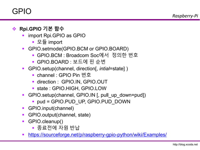 Raspberry-PI GPIO with Python | PPTX