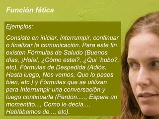 Funciones Del Lenguaje | PPT