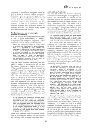 The Authenticity Continuum: Empowering International Voices | PDF