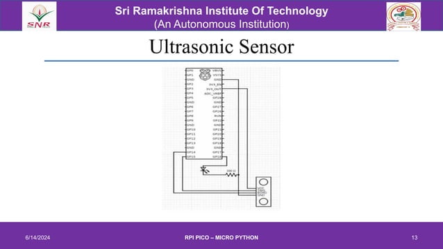 rpi PICO micro python - SENSORS interfacing | PPT