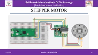 rpi PICO micro python - SENSORS interfacing | PDF