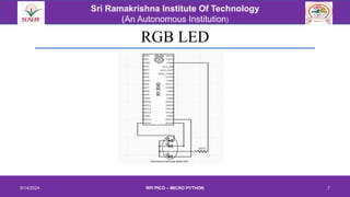 rpi PICO micro python - SENSORS interfacing | PDF