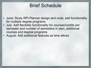Rpi planner geoffrey_wright_6-17-2011[1] | PDF | Computer Software and ...
