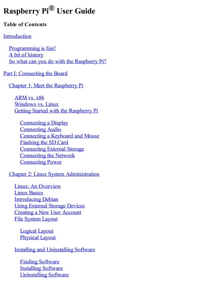 Guía de usuario de Raspberry Pi por Eben Upton | PDF