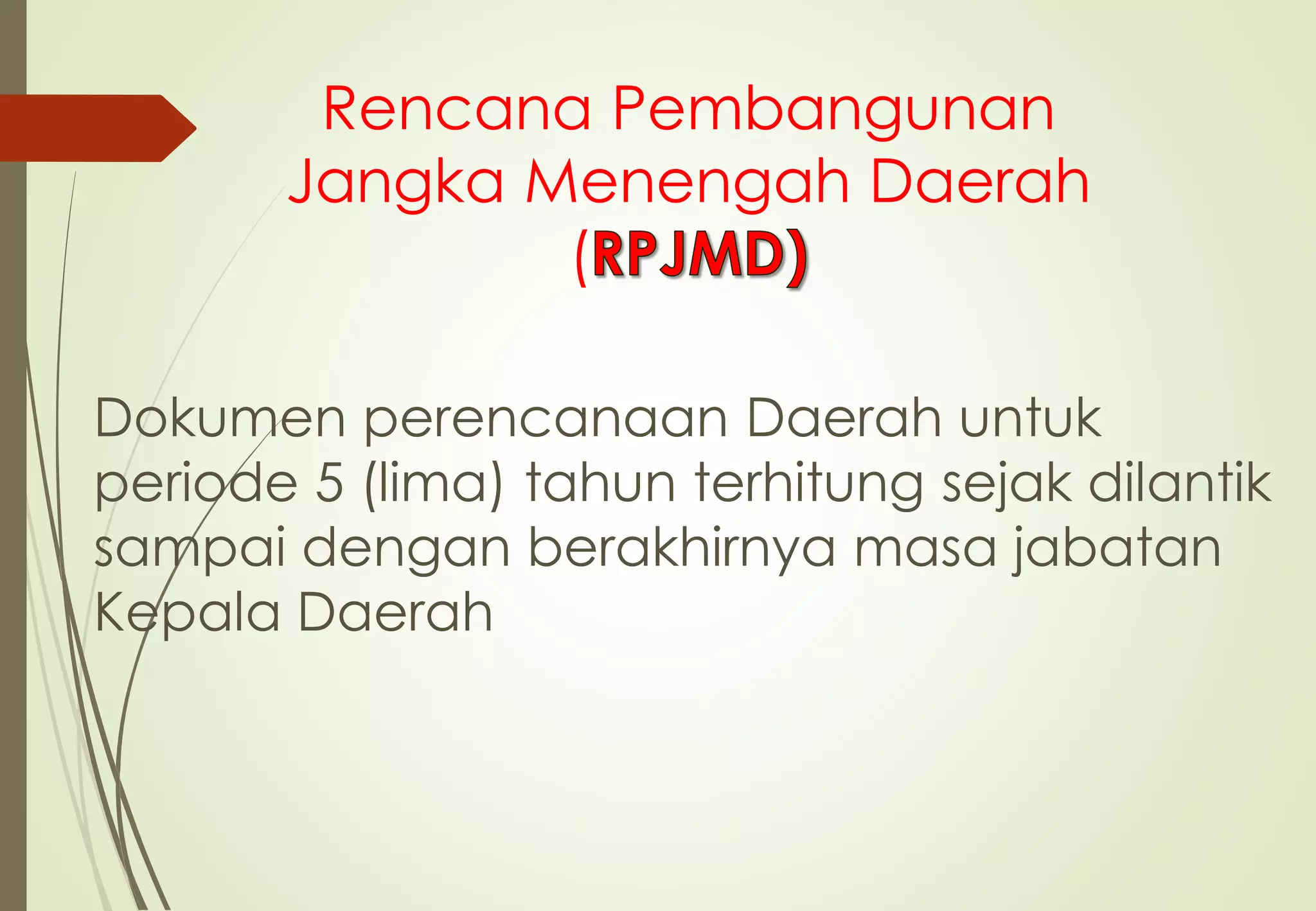 RPJMD menurut Permendagri 86 Tahun 2017 | PDF