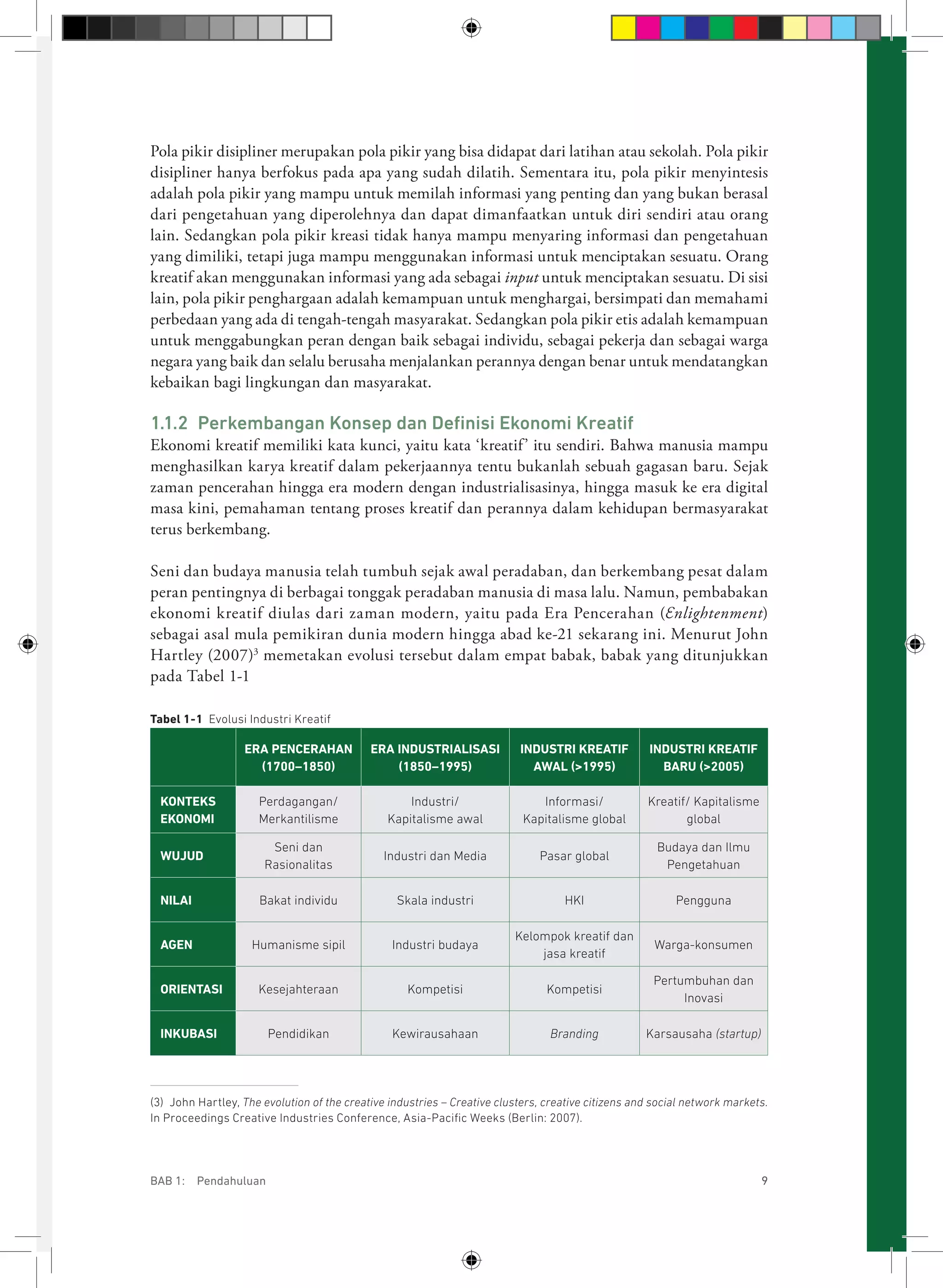 Ekonomi Kreatif: Kekuatan Baru Indonesia Menuju 2025 | PDF