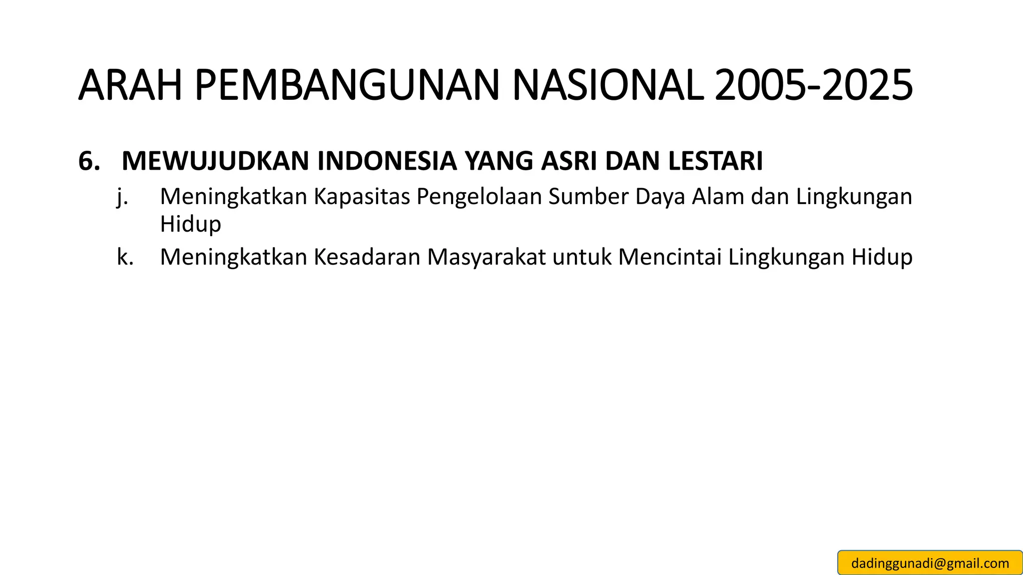 Rencana Pembangunan Jangka Panjang (RPJPN) 2015-2025 | PDF