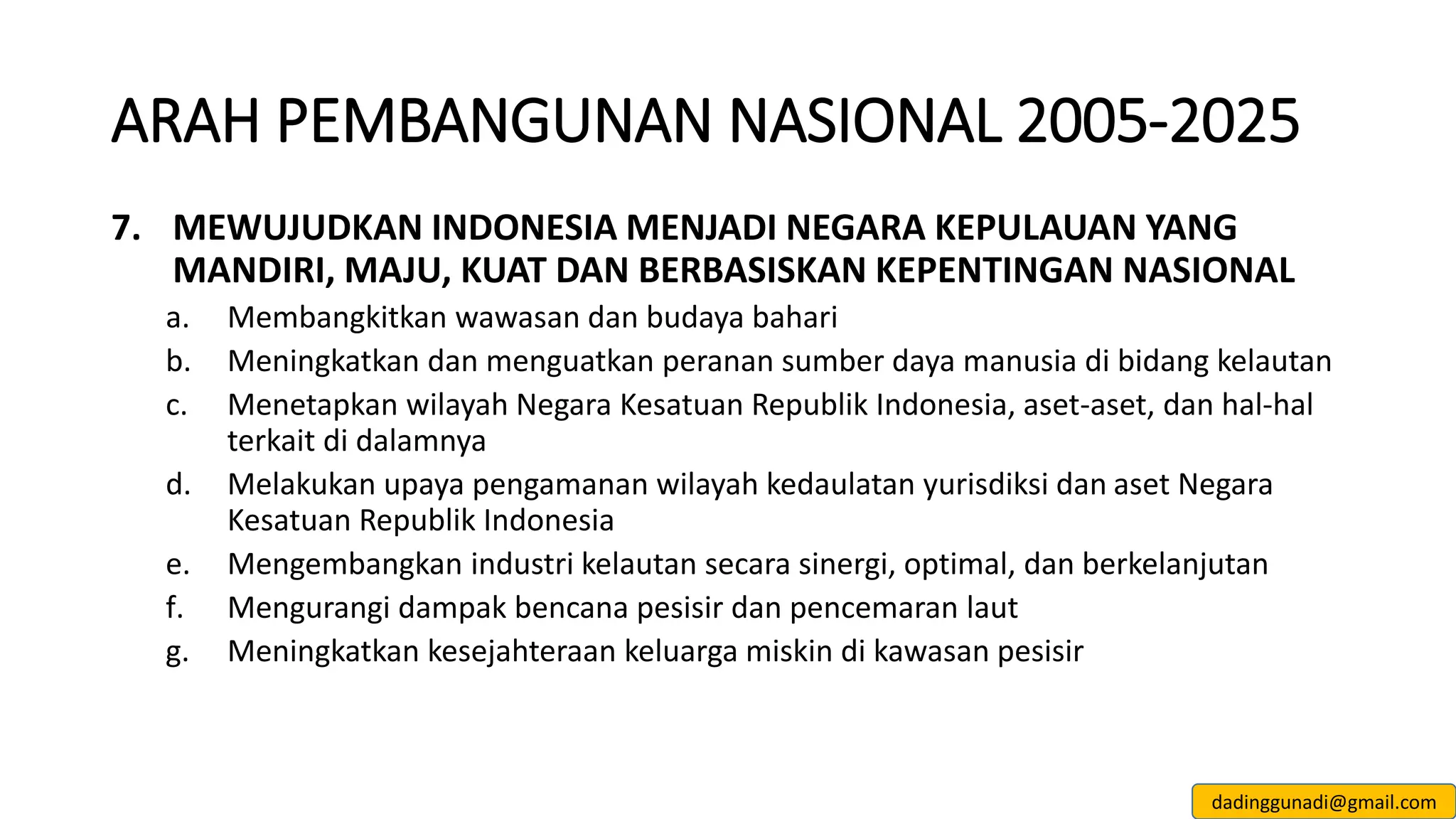 Rencana Pembangunan Jangka Panjang (RPJPN) 2015-2025 | PDF