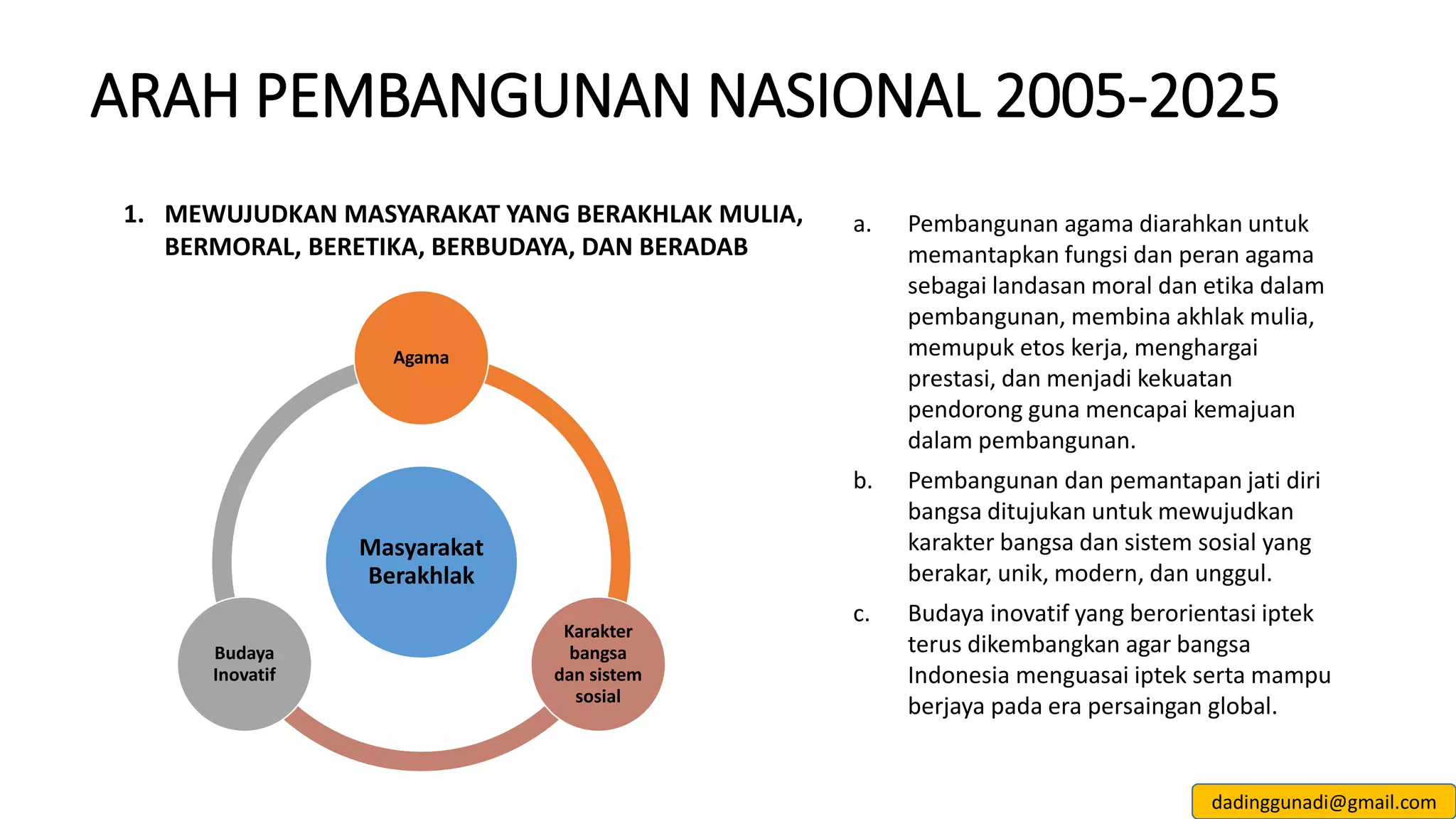 Rencana Pembangunan Jangka Panjang (RPJPN) 2015-2025 | PDF