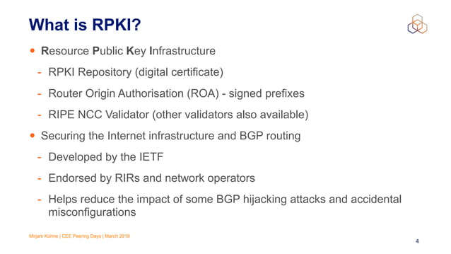 Increasing Routing Security Through Rpki Deployathon Ppt
