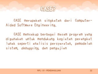 Rpl 01 - pendahuluan | PPT