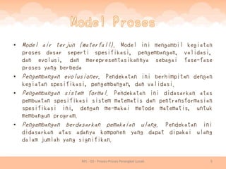 Rpl 03 - proses proses perangkat lunak | PDF