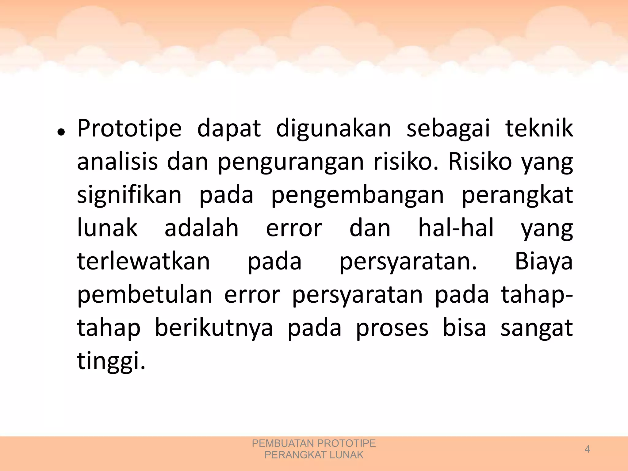 Rpl 07 - pembuatan prototipe perangkat lunak | PDF