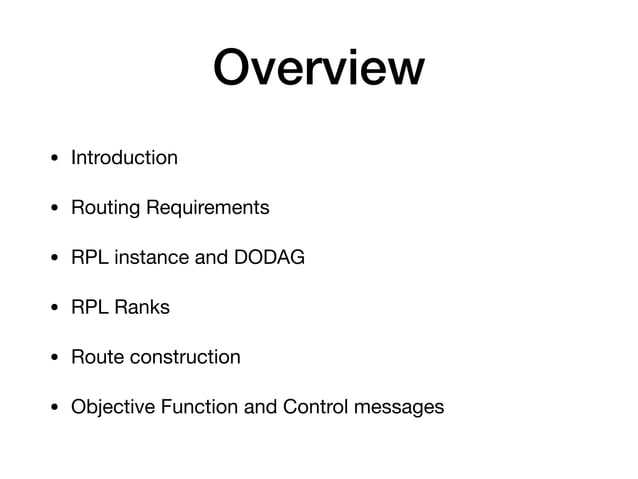 RPL - Routing Protocol for Low Power and Lossy Networks | PDF | Computer Networking | Computing