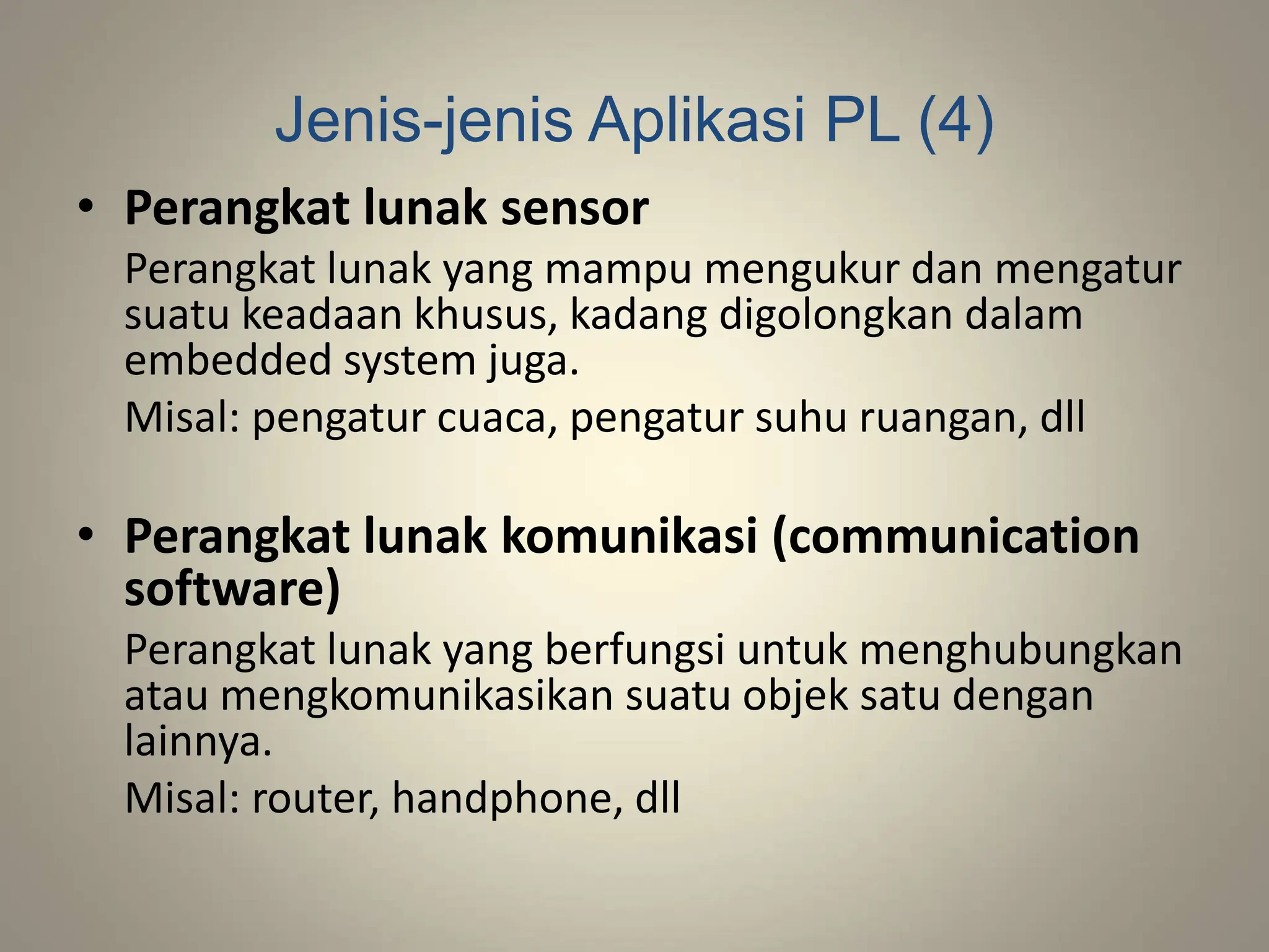 Pengembangan Perangkat Lunak & Gim .ppt