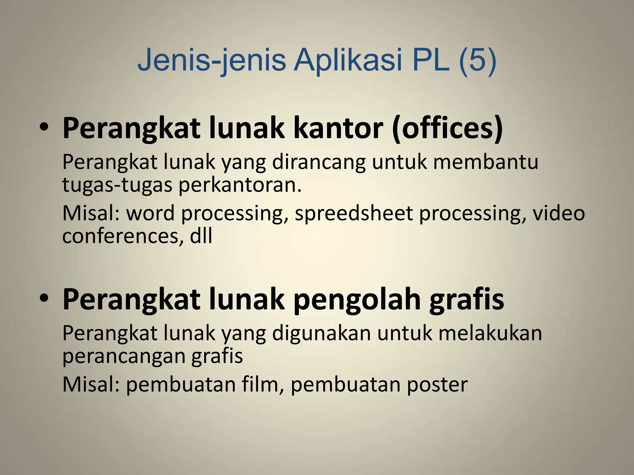 Pengembangan Perangkat Lunak & Gim .ppt