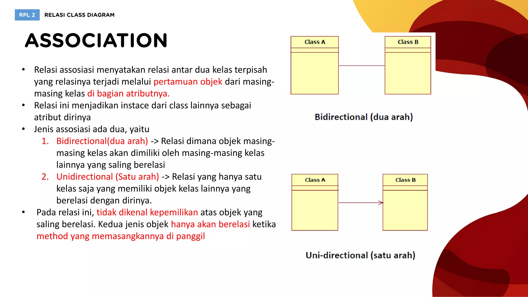 [RPL2] Class Diagram dan Relasinya (2) | PDF