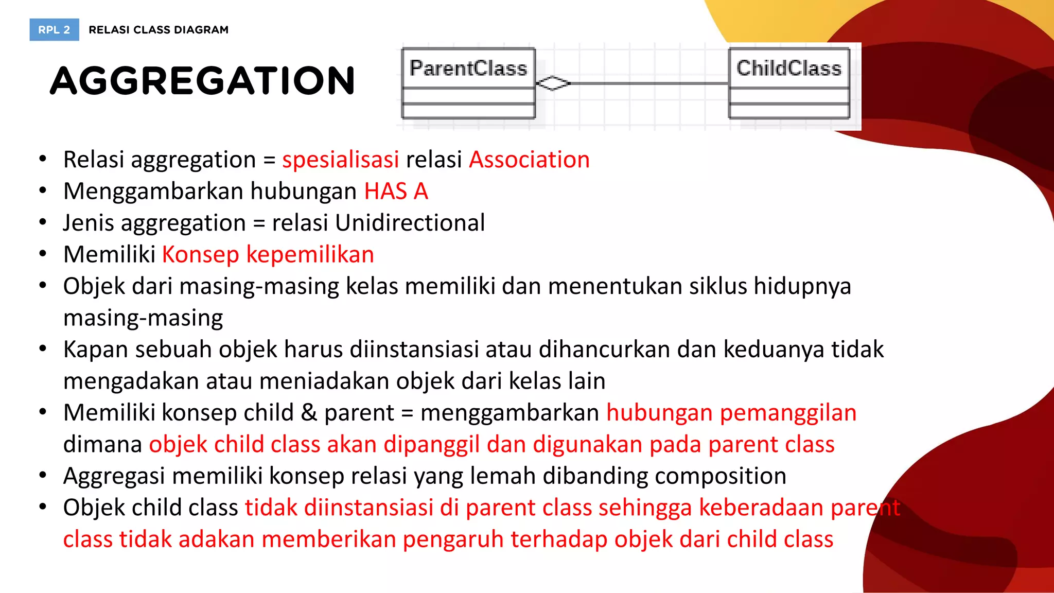 [RPL2] Class Diagram dan Relasinya (2) | PDF
