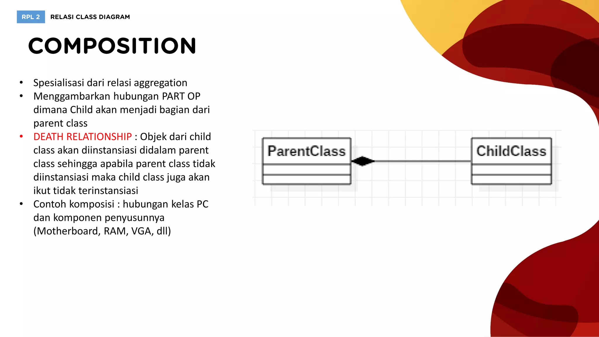 [RPL2] Class Diagram dan Relasinya (2) | PDF