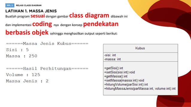 [RPL2] Class Diagram dan Relasinya (2) | PDF