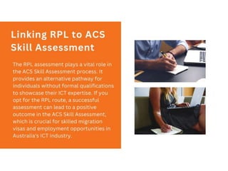 RPL Australian Computer Society Skills Assessment | PPTX