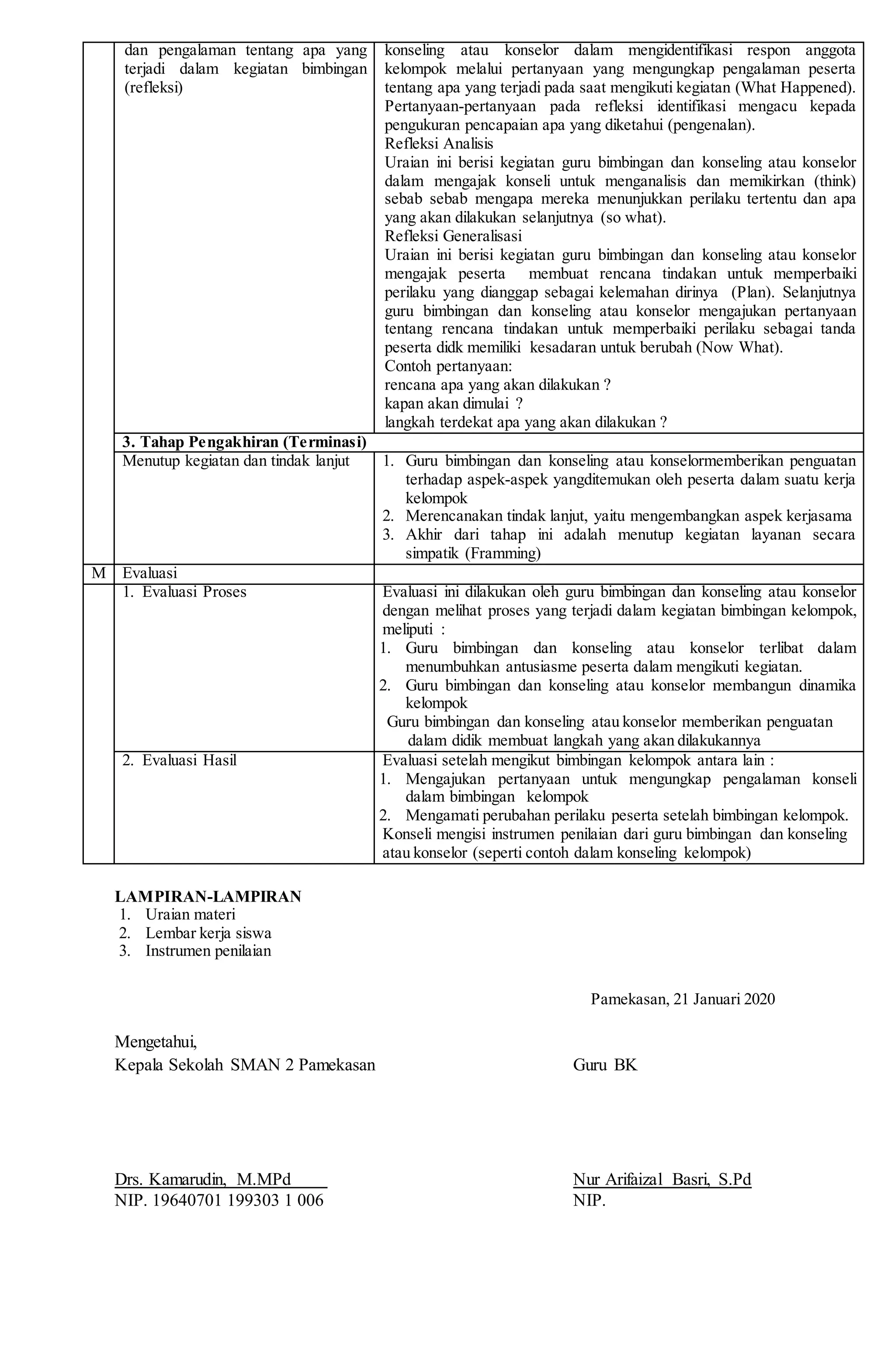 RPL BIMBINGAN KELOMPOK (POP) | DOCX